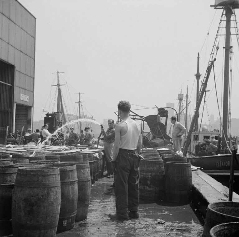 Stunning Historical Photos of Fulton Fish Market from the 1900s to 1960s