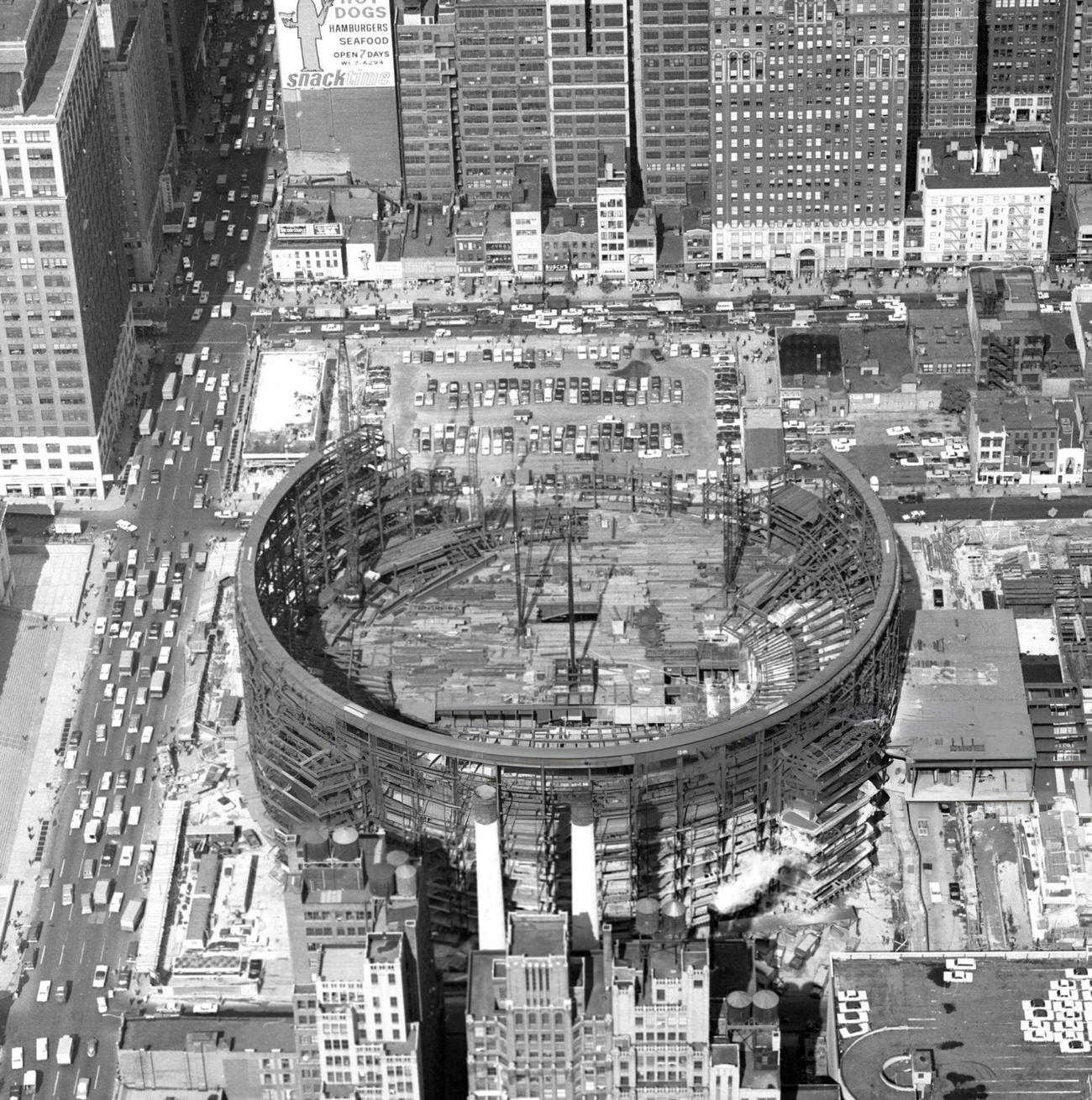 Historical Photos Of Madison Square Garden Under Construction From The Historical Photos Of Madison Square Garden Under Construction From The