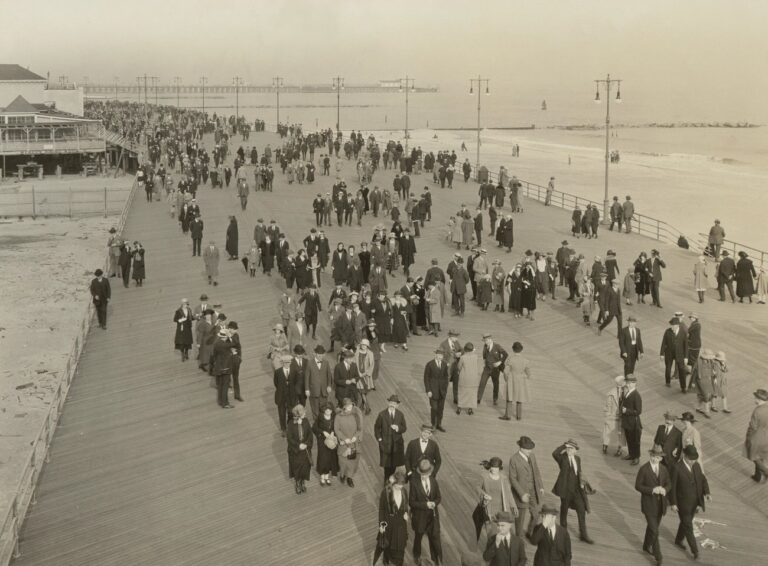 A Glimpse into Boardwalk Life of Coney Island in the 1920s through ...