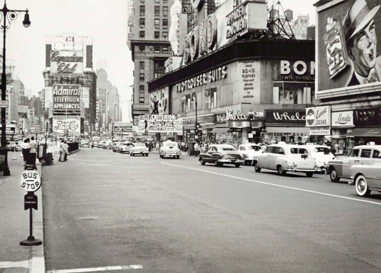 A Visual Journey Through Times Square's 1950s Heyday, Captured in ...